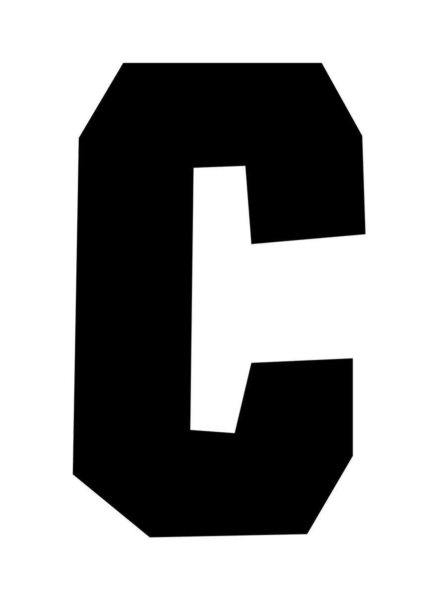 'Capital Letter C' Poster, picture, metal print, paint by Wiski Play ...