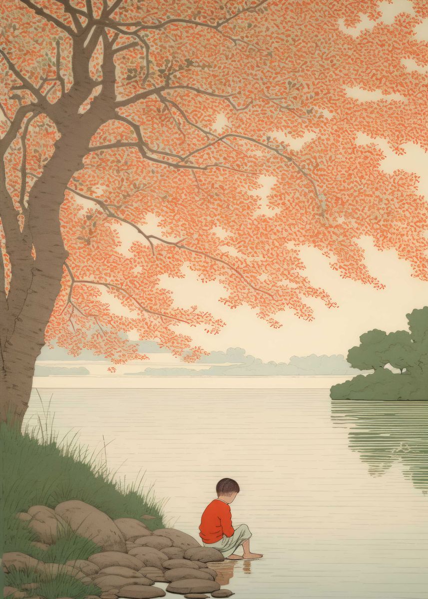 'Japanese Painting' Poster, picture, metal print, paint by Kai Tanaka ...