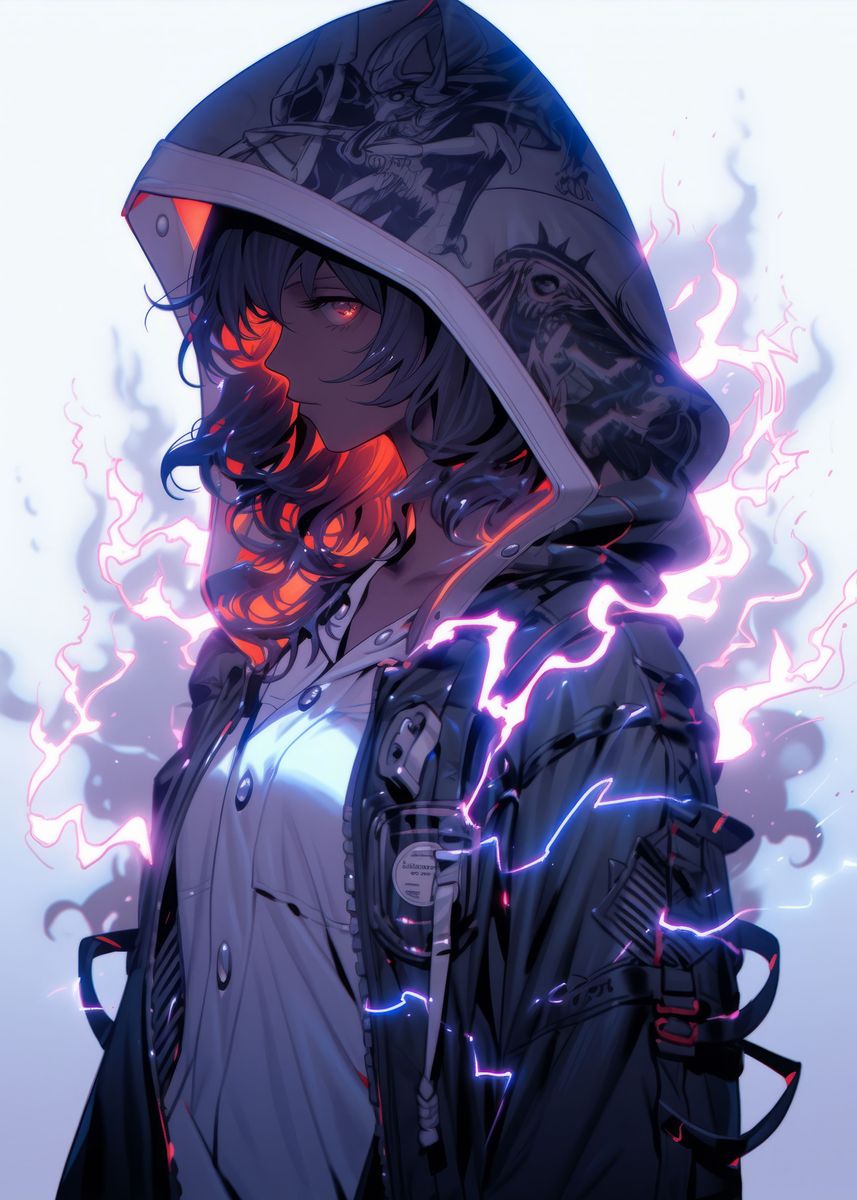 'Arcane Techno Sorcerer' Poster, picture, metal print, paint by MiTo Arts | Displate