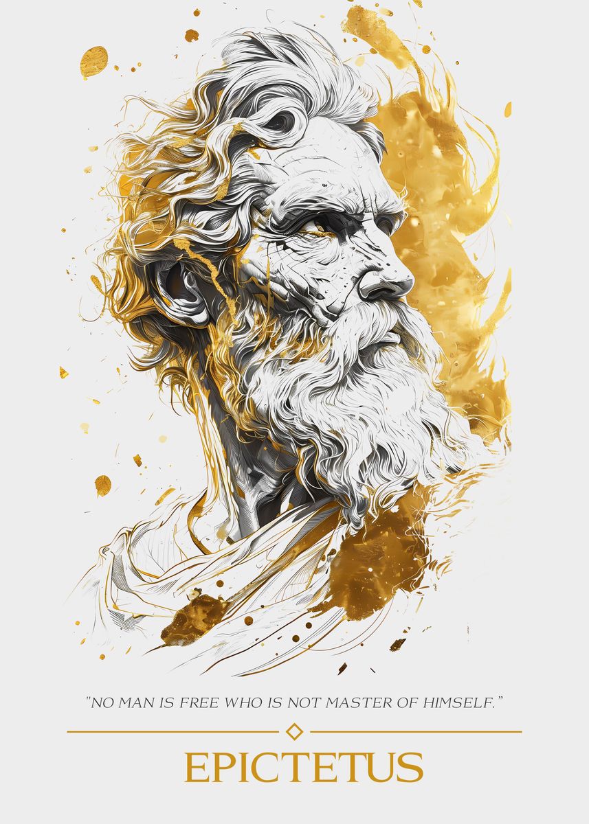 'Epictecus' Poster, picture, metal print, paint by Posterium Wall Art ...