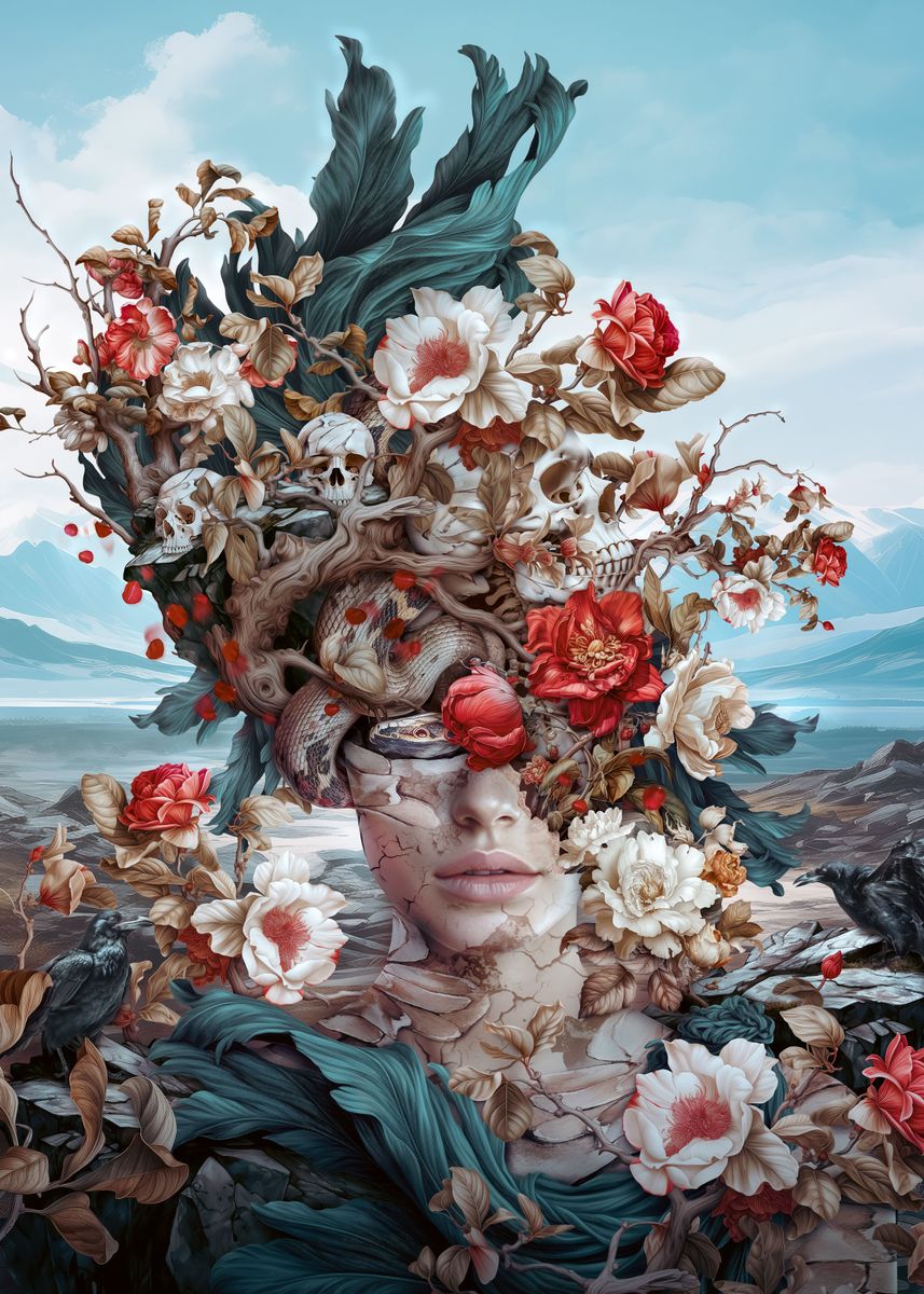'Resonance of the Soul' Poster, picture, metal print, paint by RIZA ...