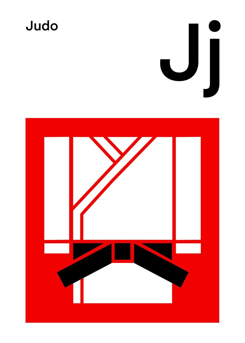 'Judo' Poster, picture, metal print, paint by wan studio 50 | Displate