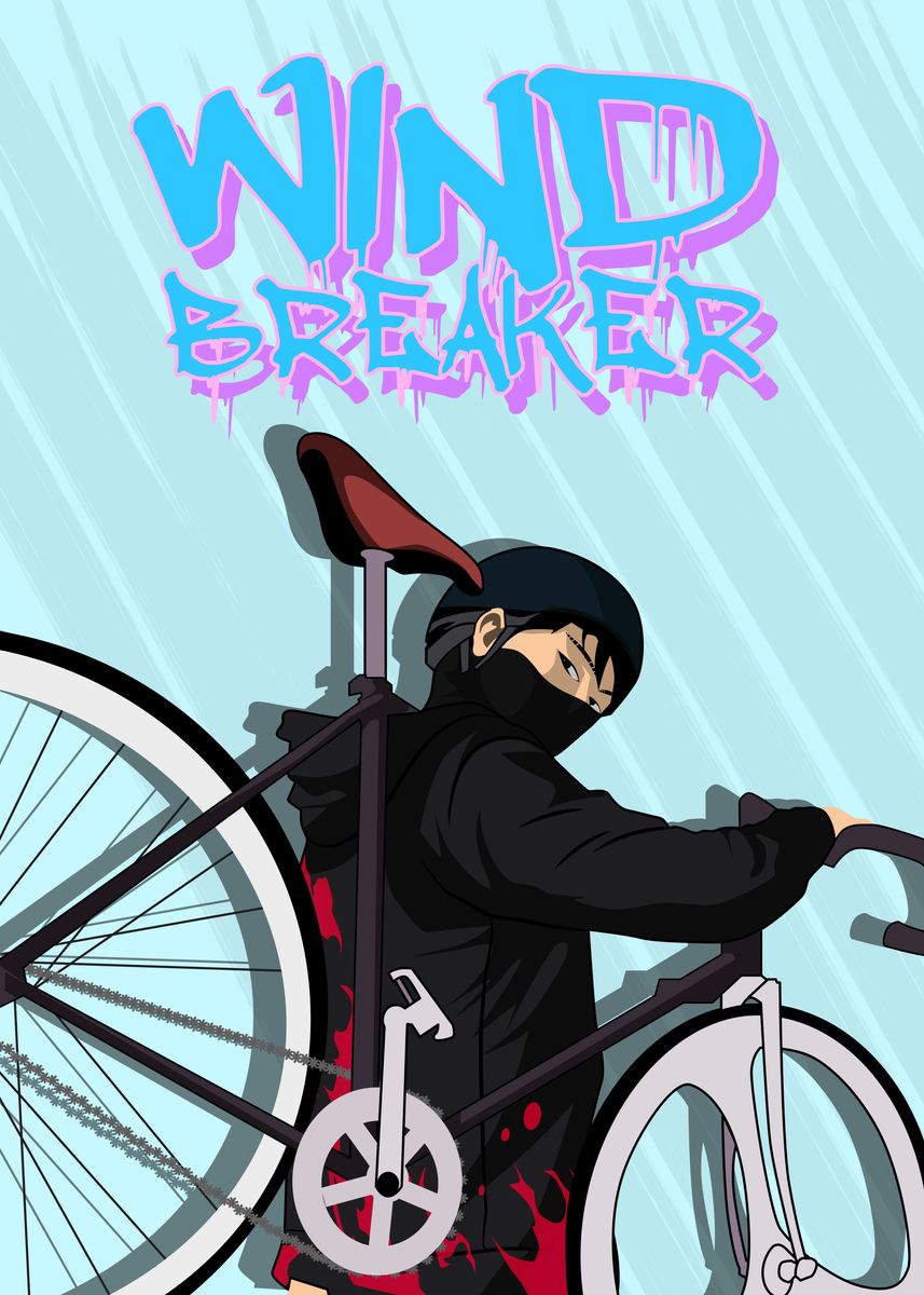 'wind breaker' Poster, picture, metal print, paint by geeks holic ...