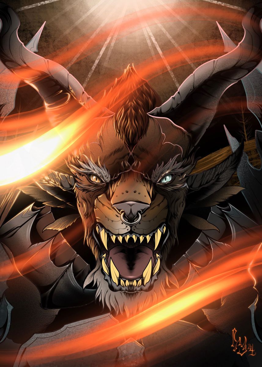 'Rytlock ' Poster, picture, metal print, paint by Creydesign | Displate