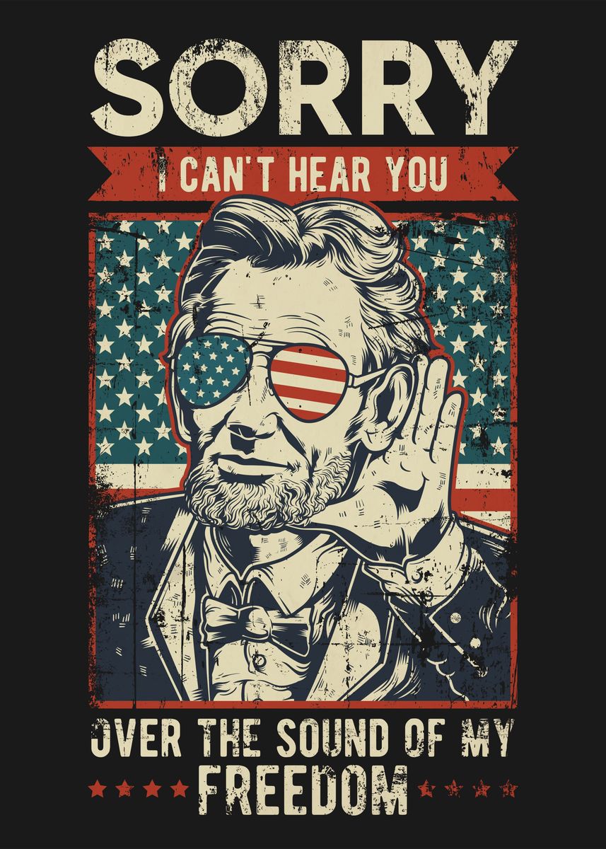 'Lincoln Sound of Freedom' Poster, picture, metal print, paint by B ...