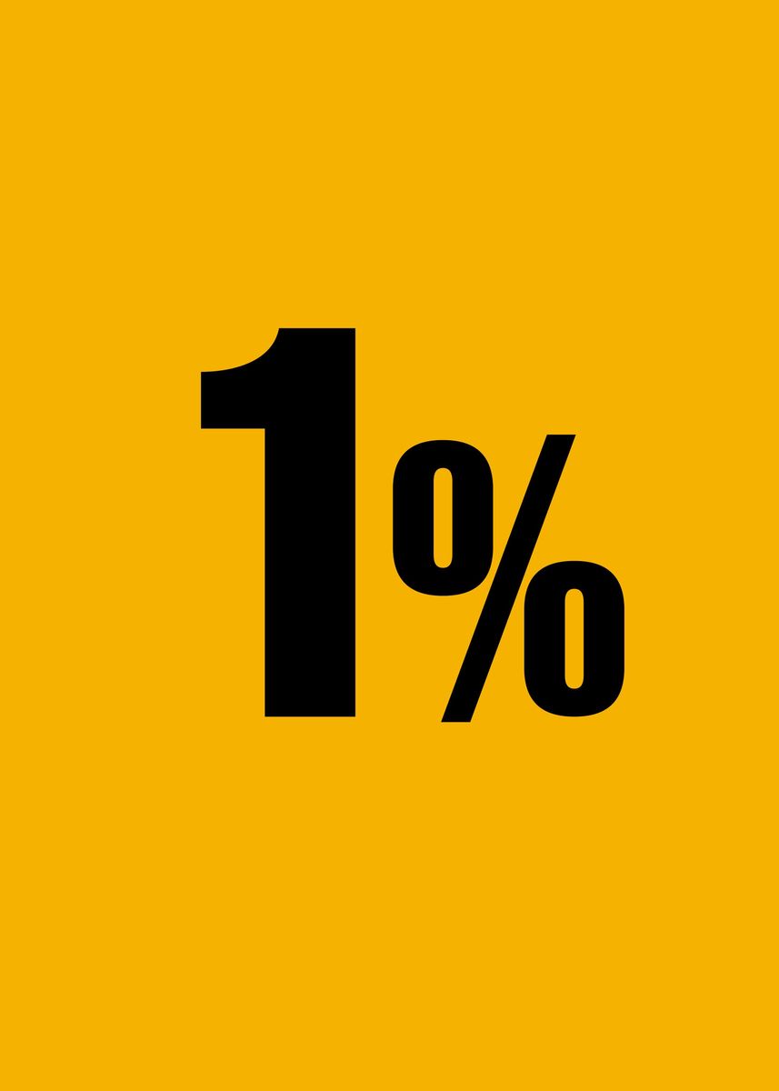 'One percent' Poster, picture, metal print, paint by Dumindu Sankalpa ...