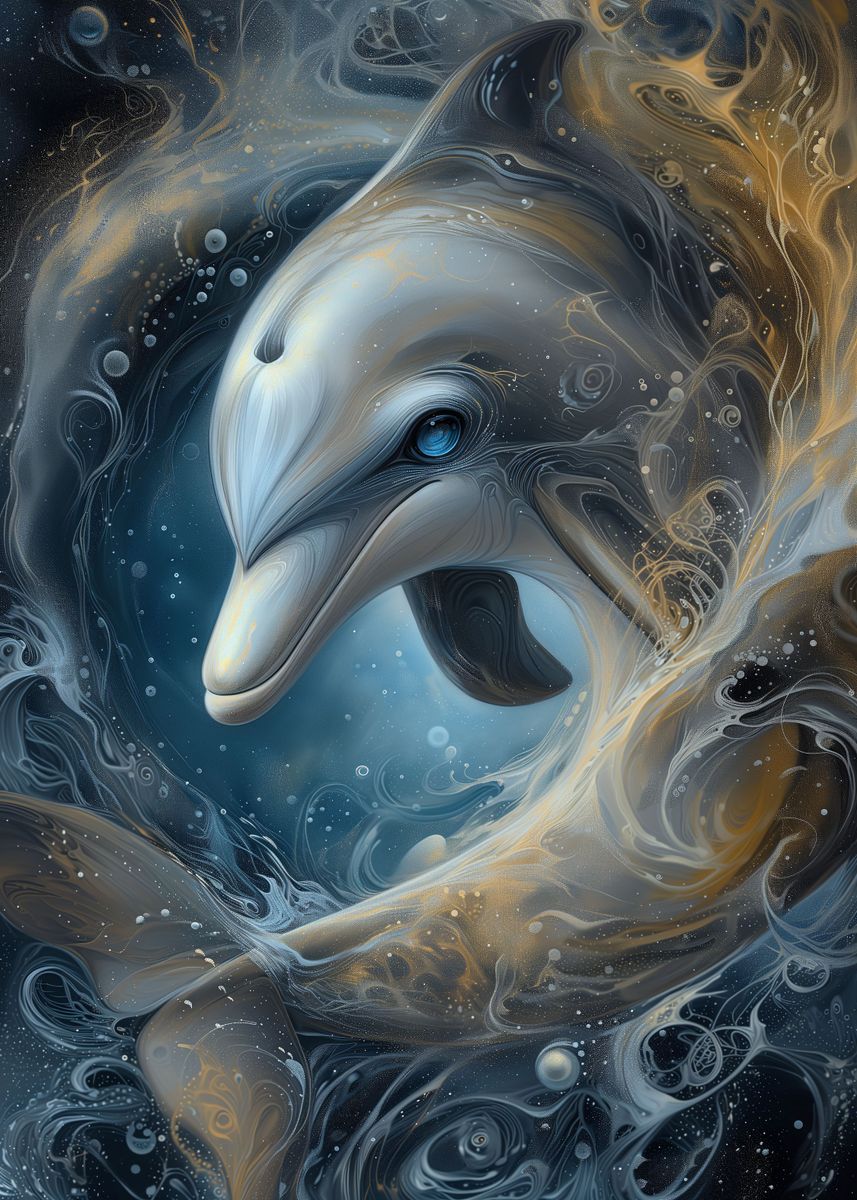 'Whimsical World' Poster, picture, metal print, paint by Davia Jleeyah ...