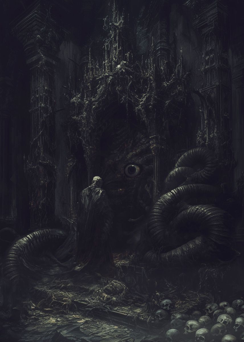 'Eldritch Temple' Poster, picture, metal print, paint by AndrejZT ...