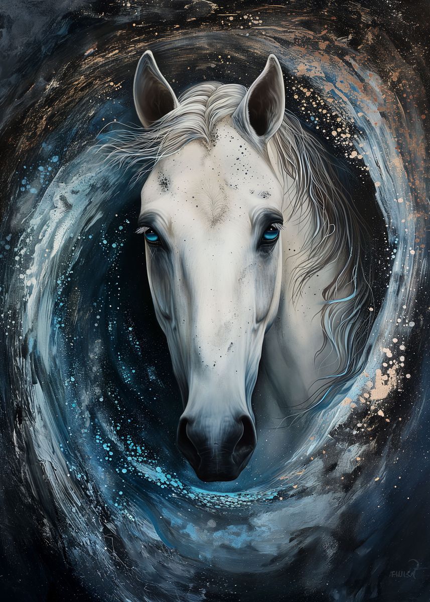 'Otherworldly Wonder' Poster, picture, metal print, paint by Davia ...