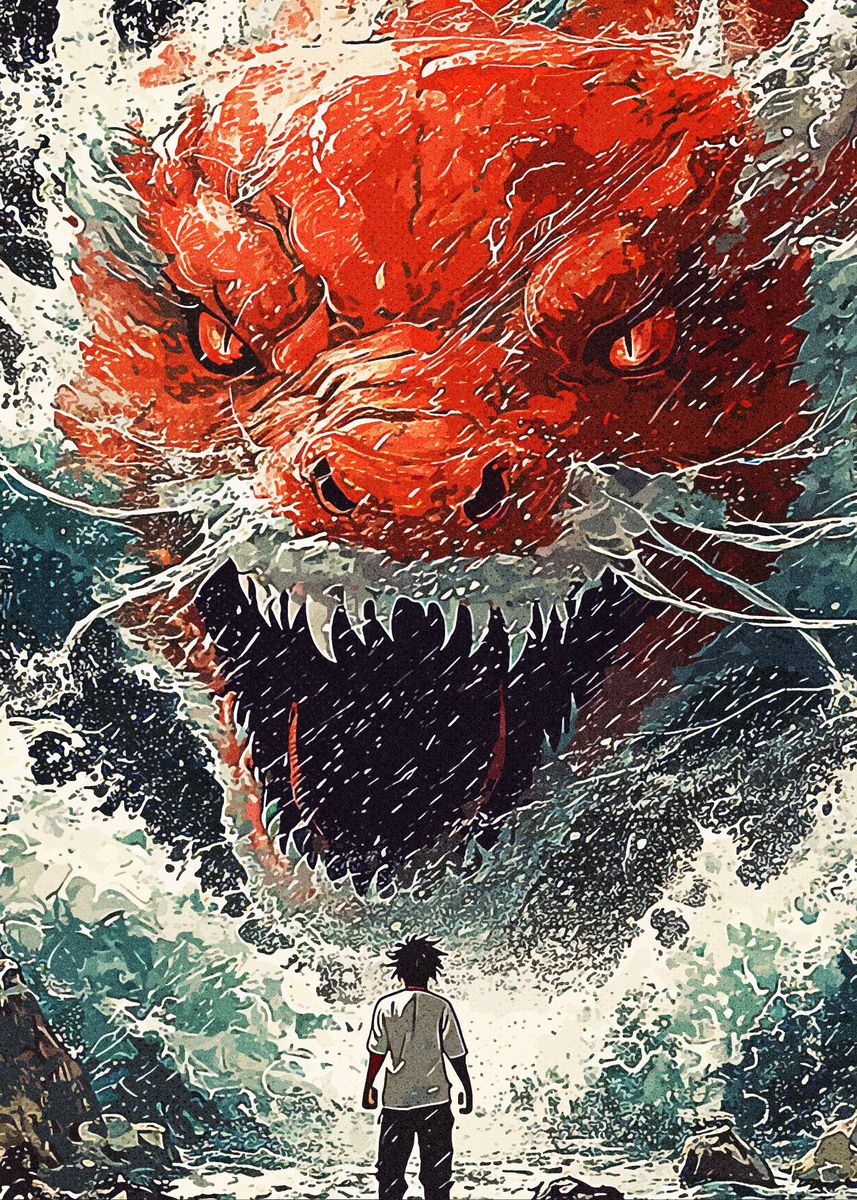 'Red Dragon Legendary' Poster, picture, metal print, paint by Ammar ...