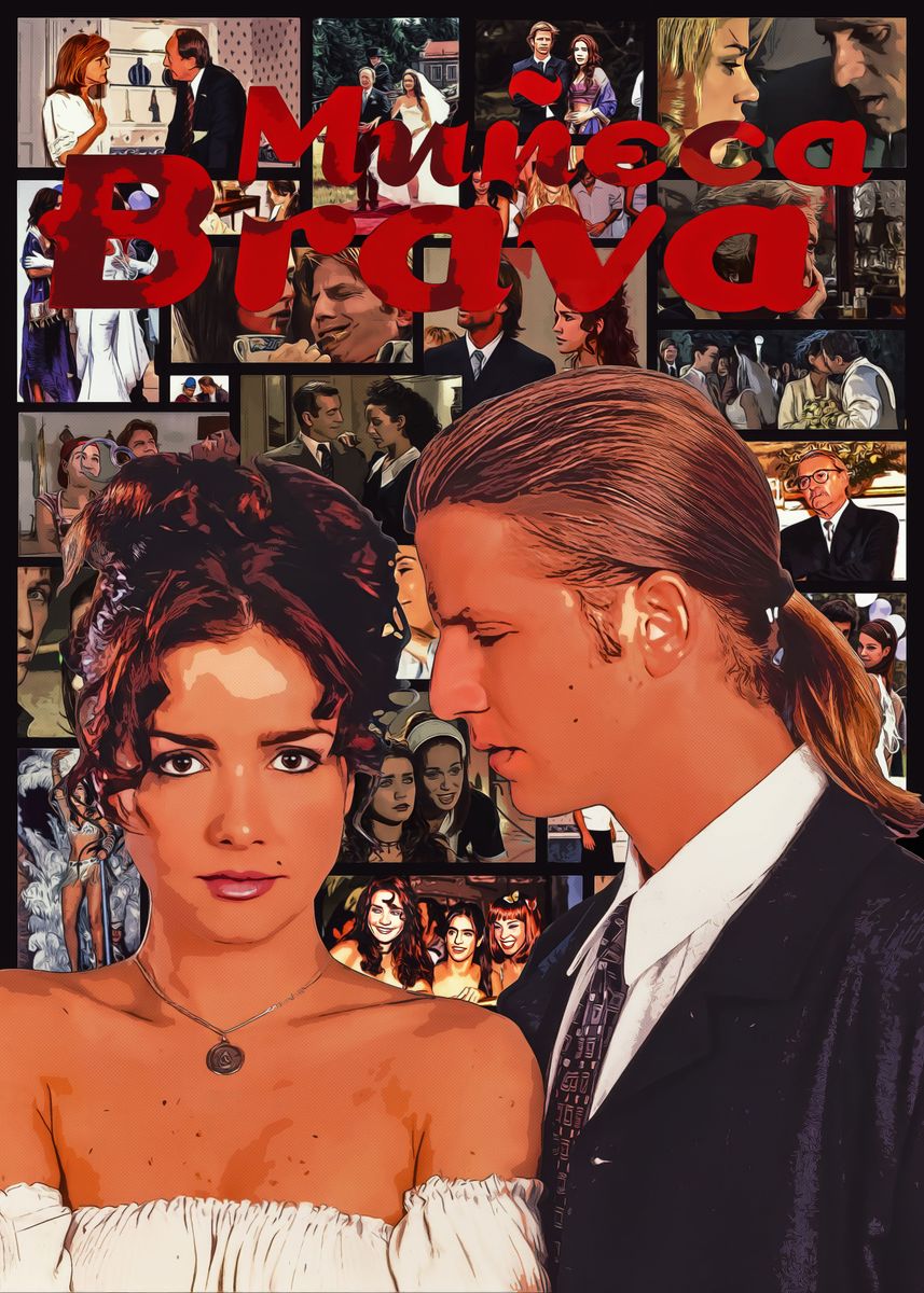 'Muneca brava' Poster, picture, metal print, paint by Graphics GC ...