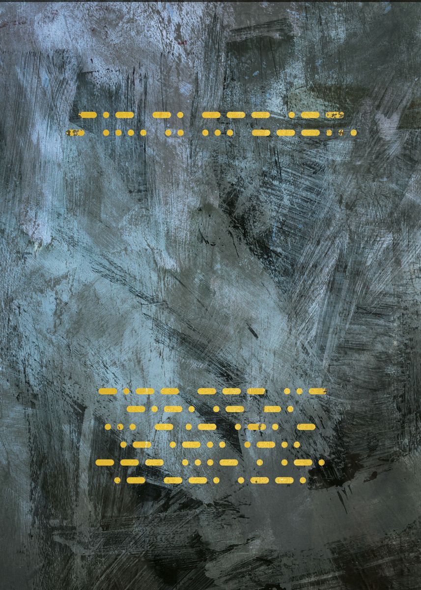 'SECRET MESSAGE WALL ART' Poster, picture, metal print, paint by LAST ...