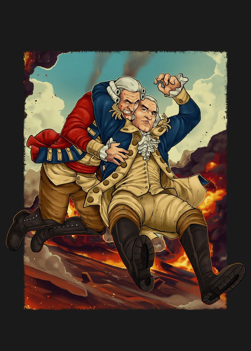 'George Washington Stunner' Poster, picture, metal print, paint by B ...