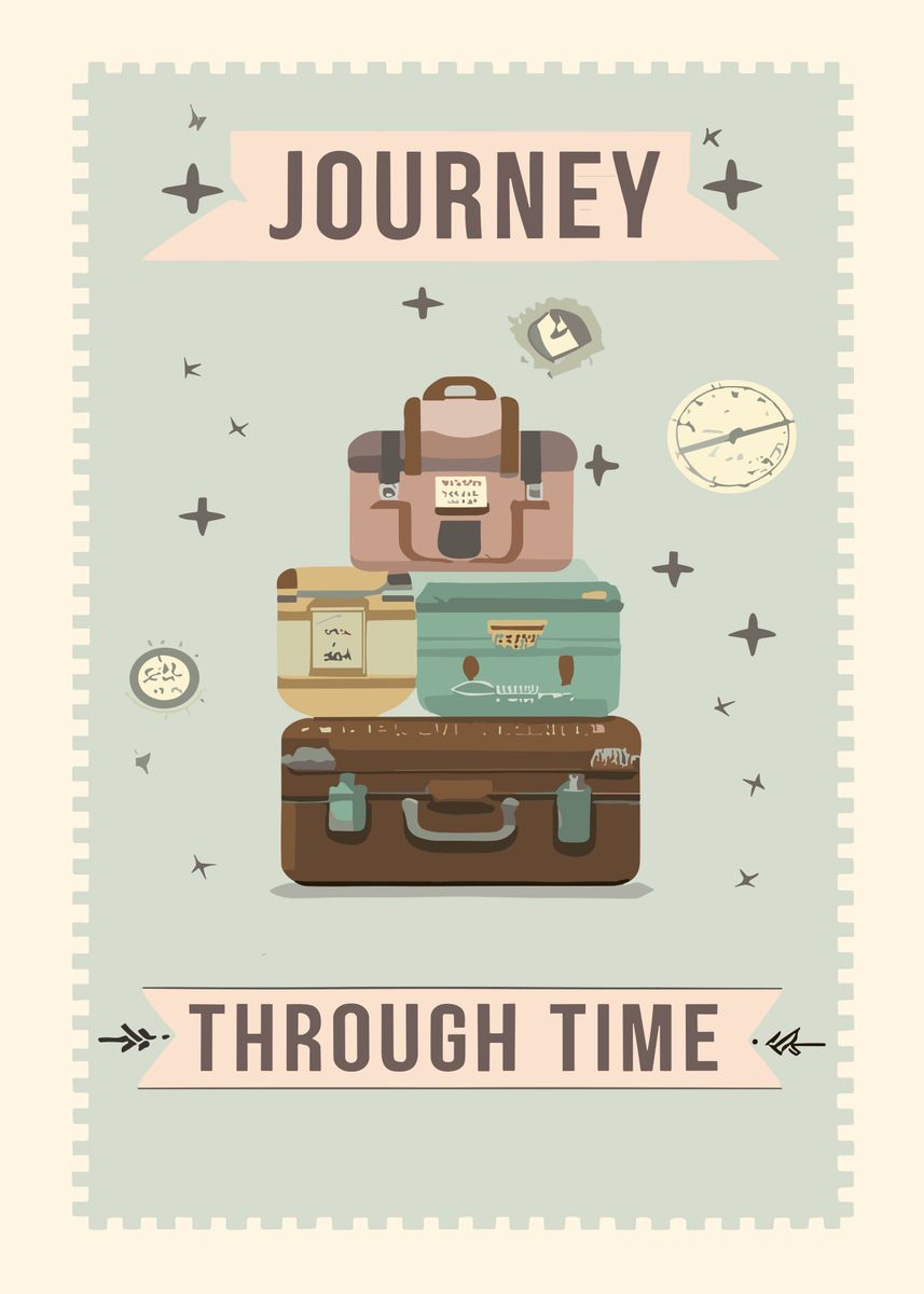 'Journey Through Time' Poster, picture, metal print, paint by Fahad ...
