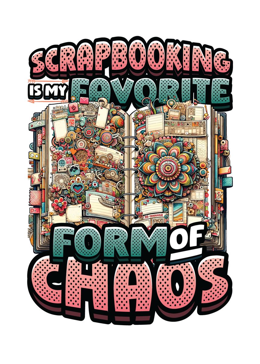 'Girls Scrapbooking' Poster, picture, metal print, paint by Sascha ...