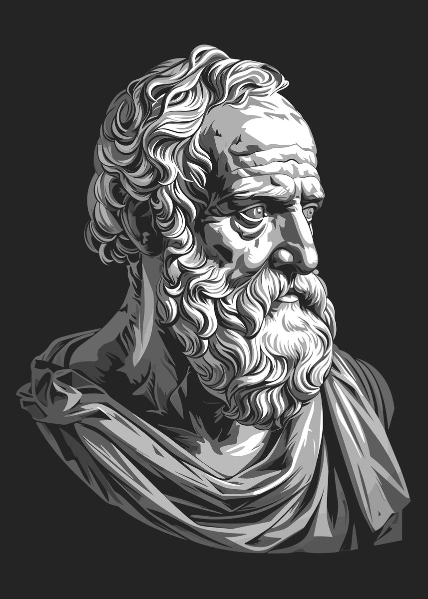'Archimedes' Poster, picture, metal print, paint by Mesh | Displate