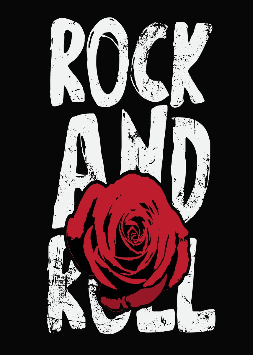 'rock star' Poster, picture, metal print, paint by ichimdp | Displate