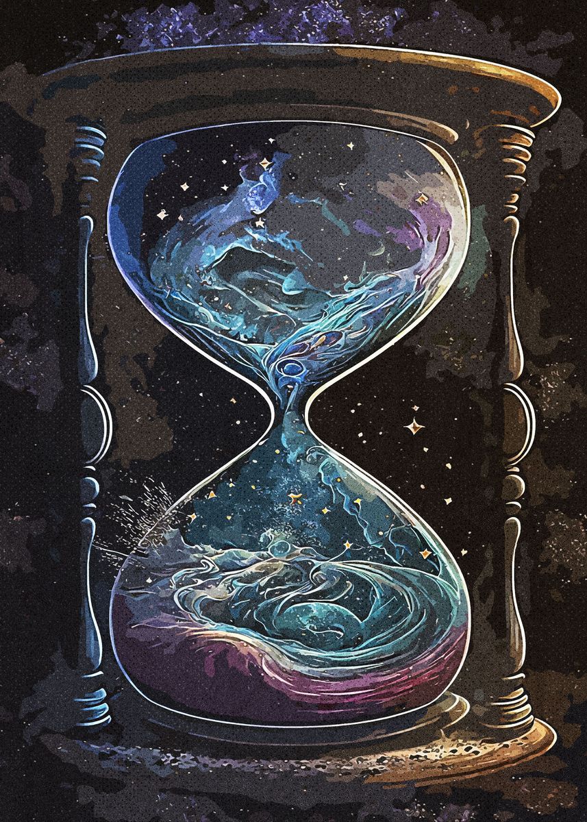 'Vintage Time' Poster, picture, metal print, paint by Ammar Zain | Displate