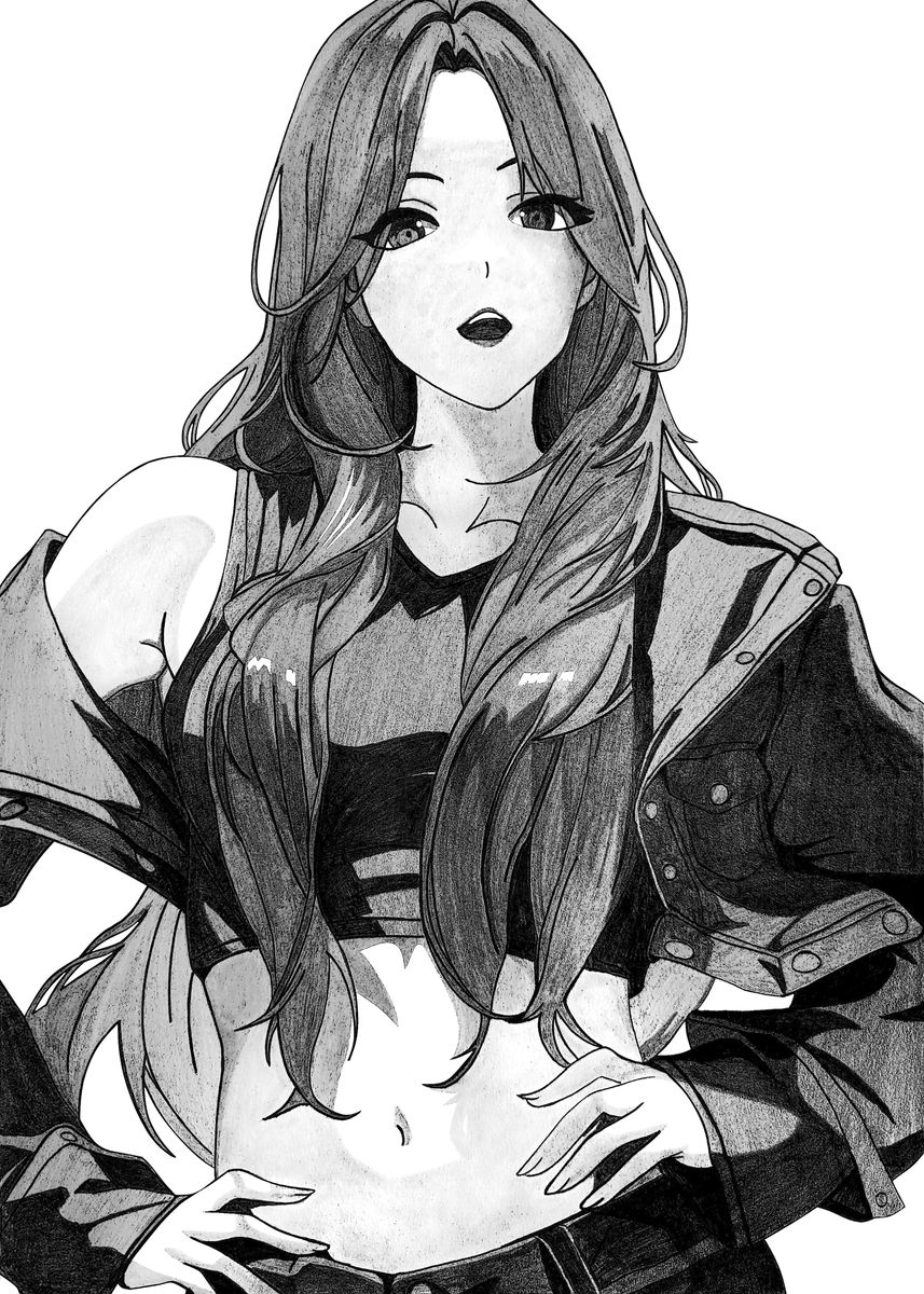 'Yuqi' Poster, picture, metal print, paint by JTLie | Displate