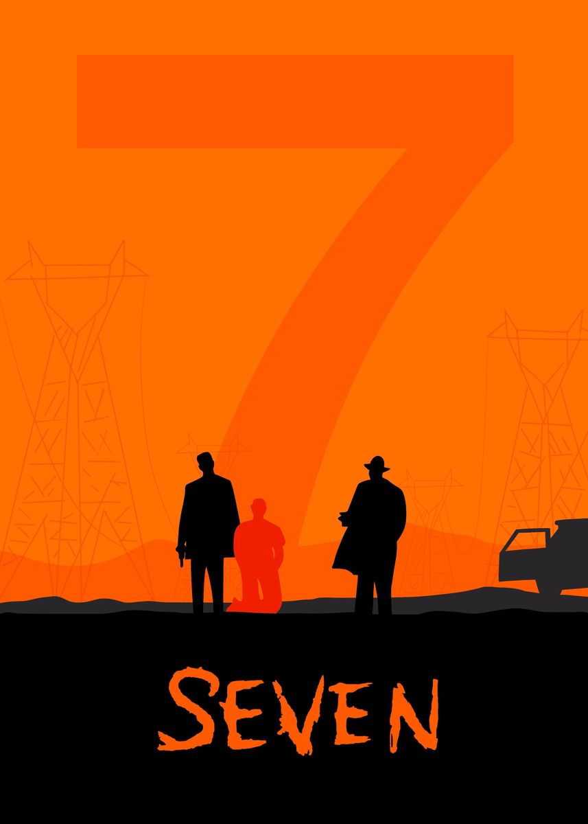 'Seven' Poster, picture, metal print, paint by wan studio 50 | Displate