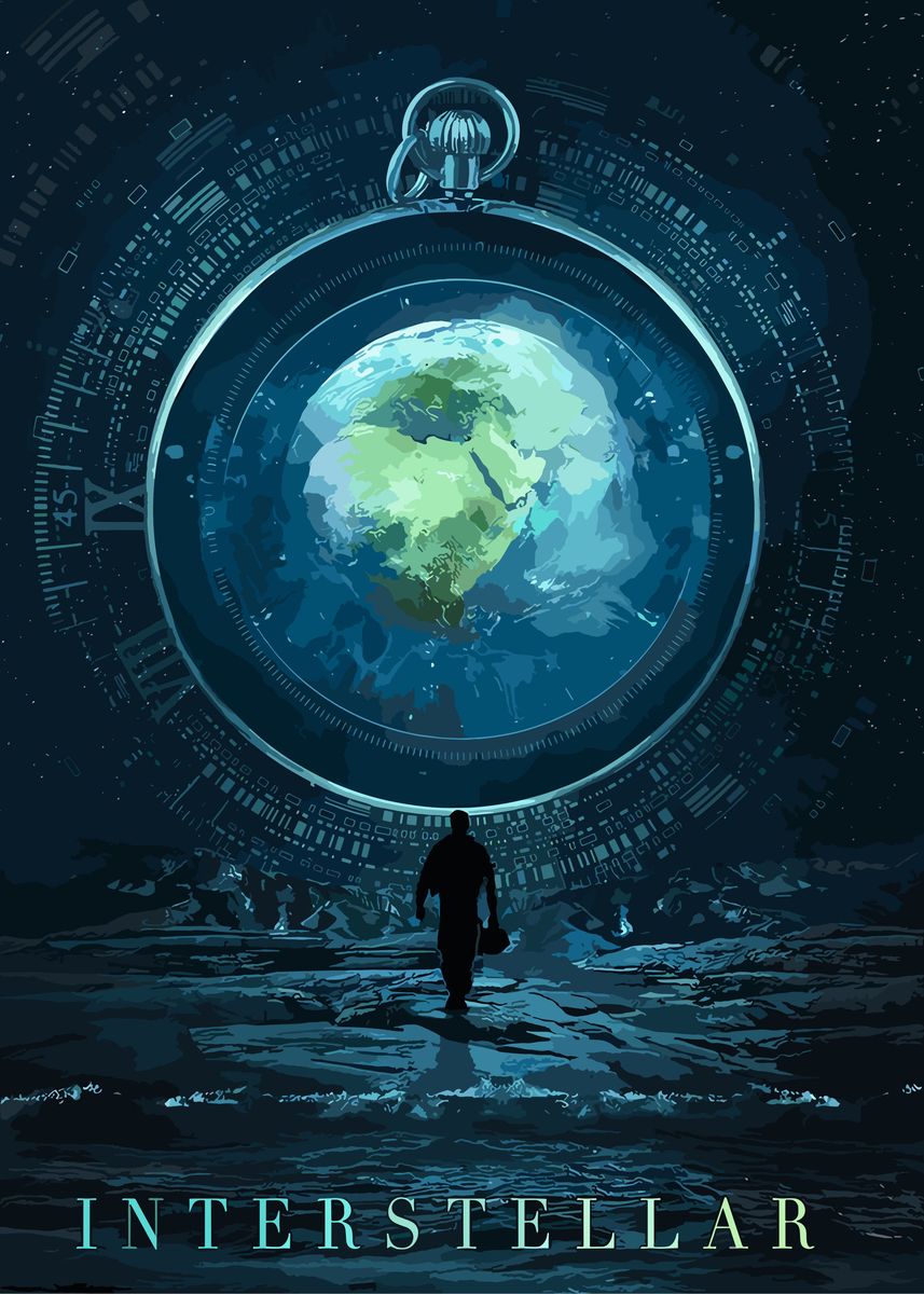 'Interstellar' Poster, picture, metal print, paint by Alita marquez ...