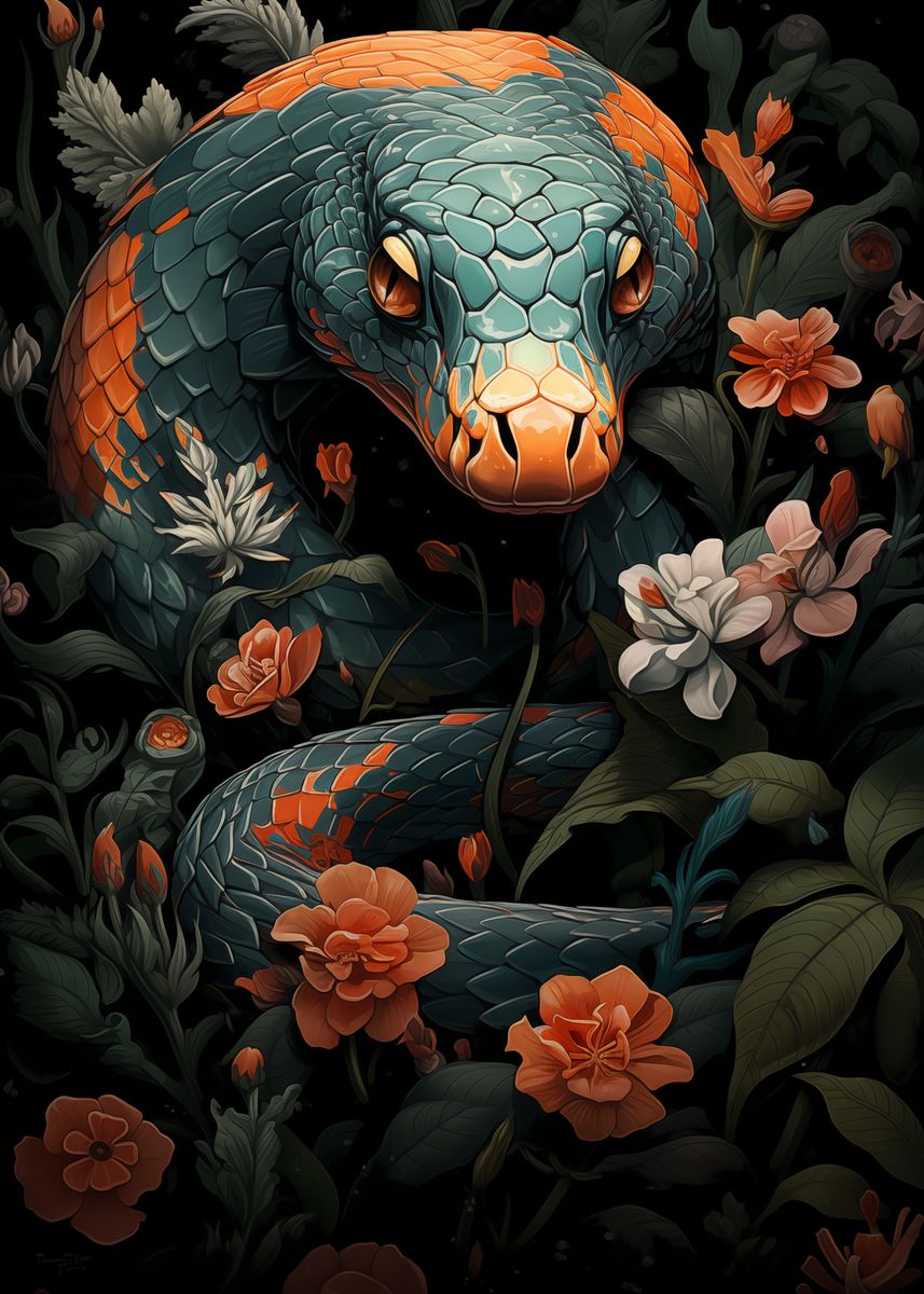'Night Bloomer' Poster, picture, metal print, paint by Nathan De ...