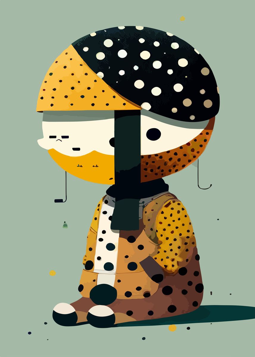 'Catwick the Cat Warrior' Poster, picture, metal print, paint by Jess ...