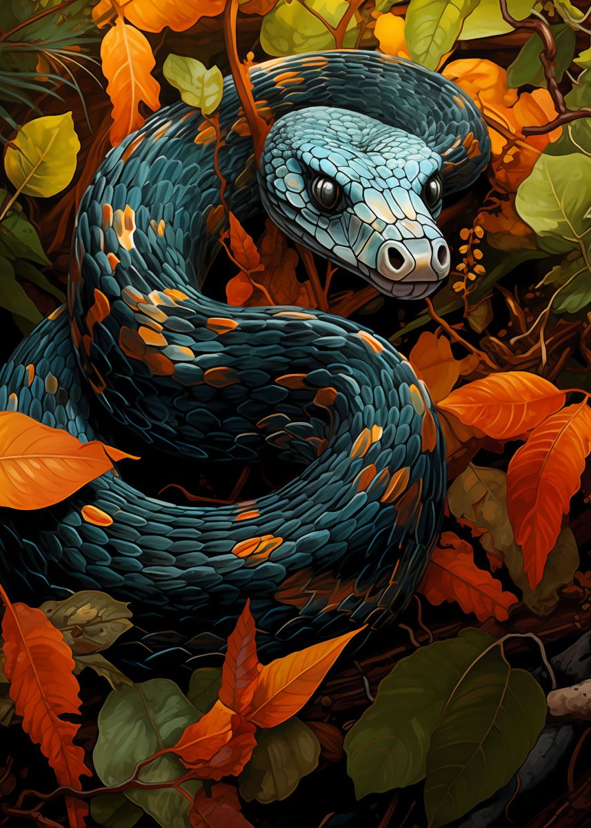 'Emerald Gaze' Poster, picture, metal print, paint by Nathan De ...