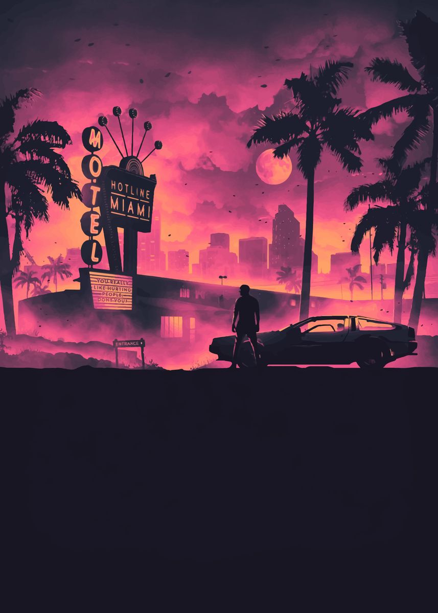 'Hotline miami' Poster, picture, metal print, paint by nolan emperor ...