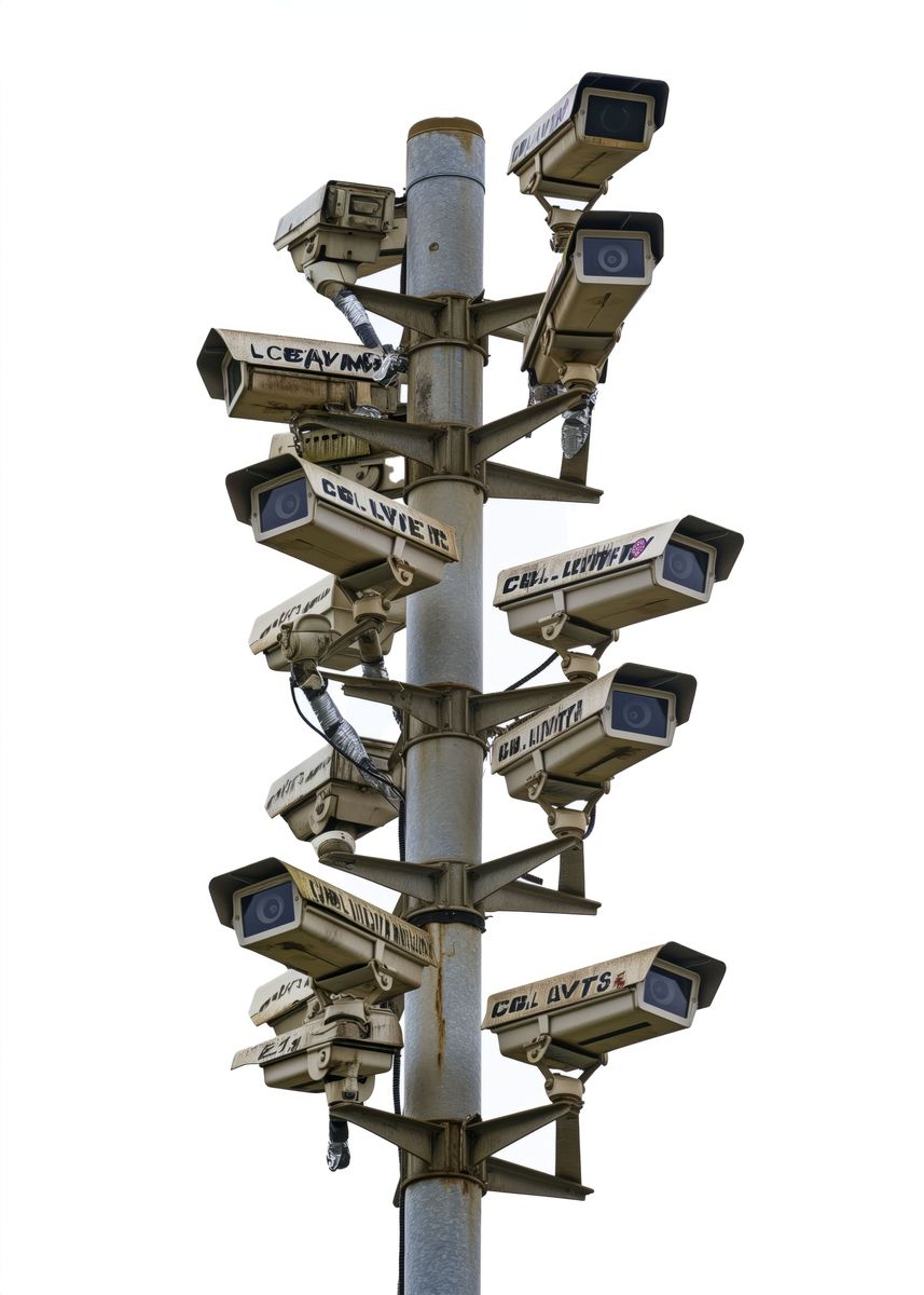 'CCTV Surveillance' Poster, picture, metal print, paint by urbanbuzz ...