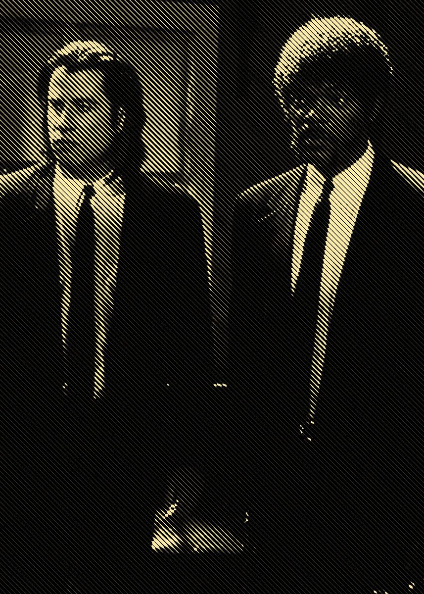 'pulp fiction' Poster, picture, metal print, paint by Most Popular Cult ...