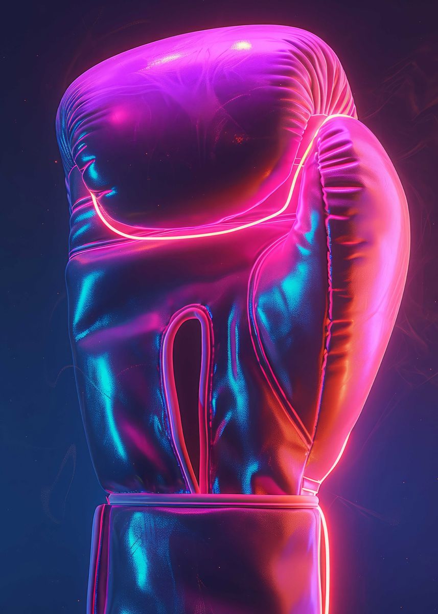 'Boxing Glove Aesthetic' Poster, picture, metal print, paint by Adam ...