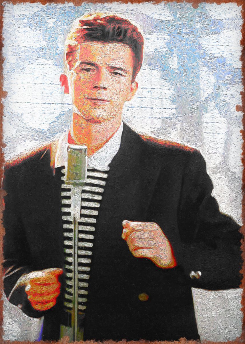 'rick roll dance ' Poster, picture, metal print, paint by Top ...