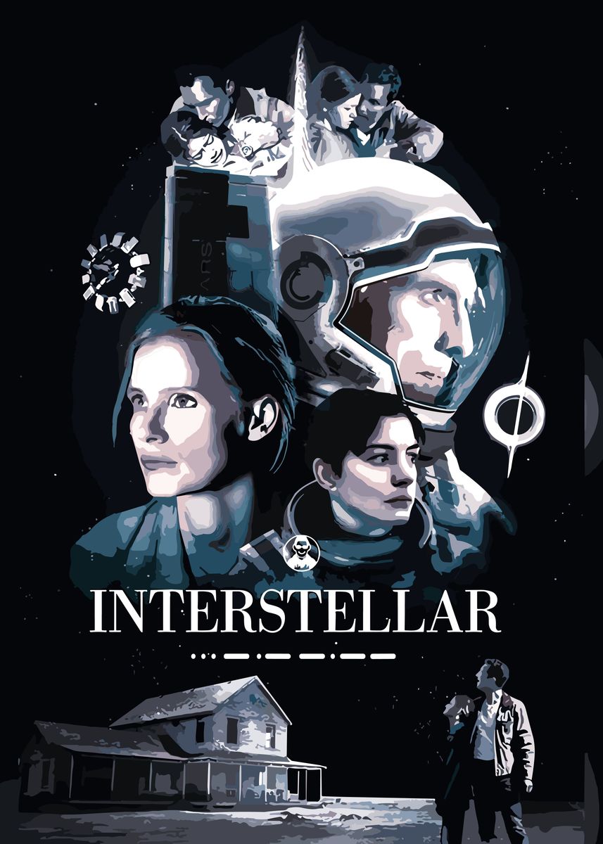 'Interstellar' Poster, picture, metal print, paint by Candy Capone ...