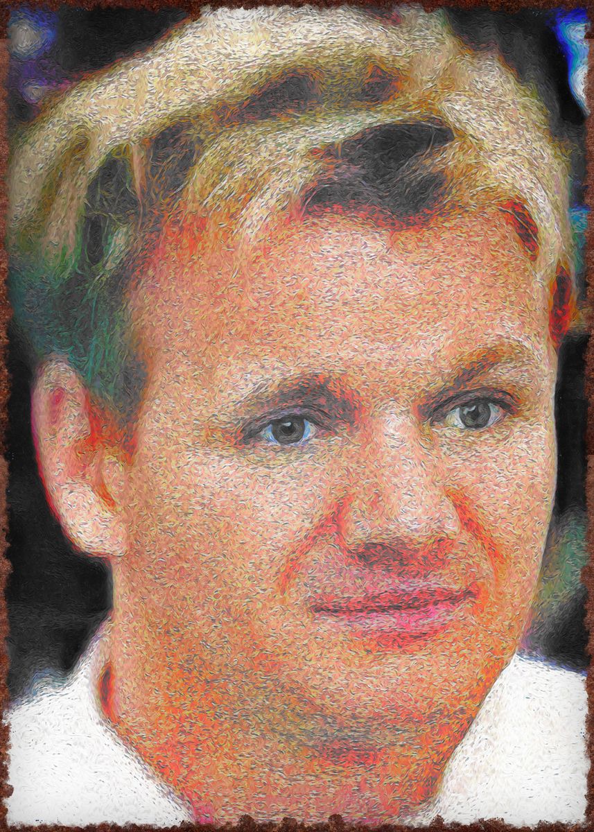 'disgusting gordon ramsey' Poster, picture, metal print, paint by Top ...