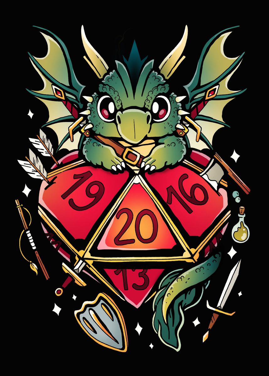 'Love Rpg' Poster, picture, metal print, paint by Valentina Fabbri ...