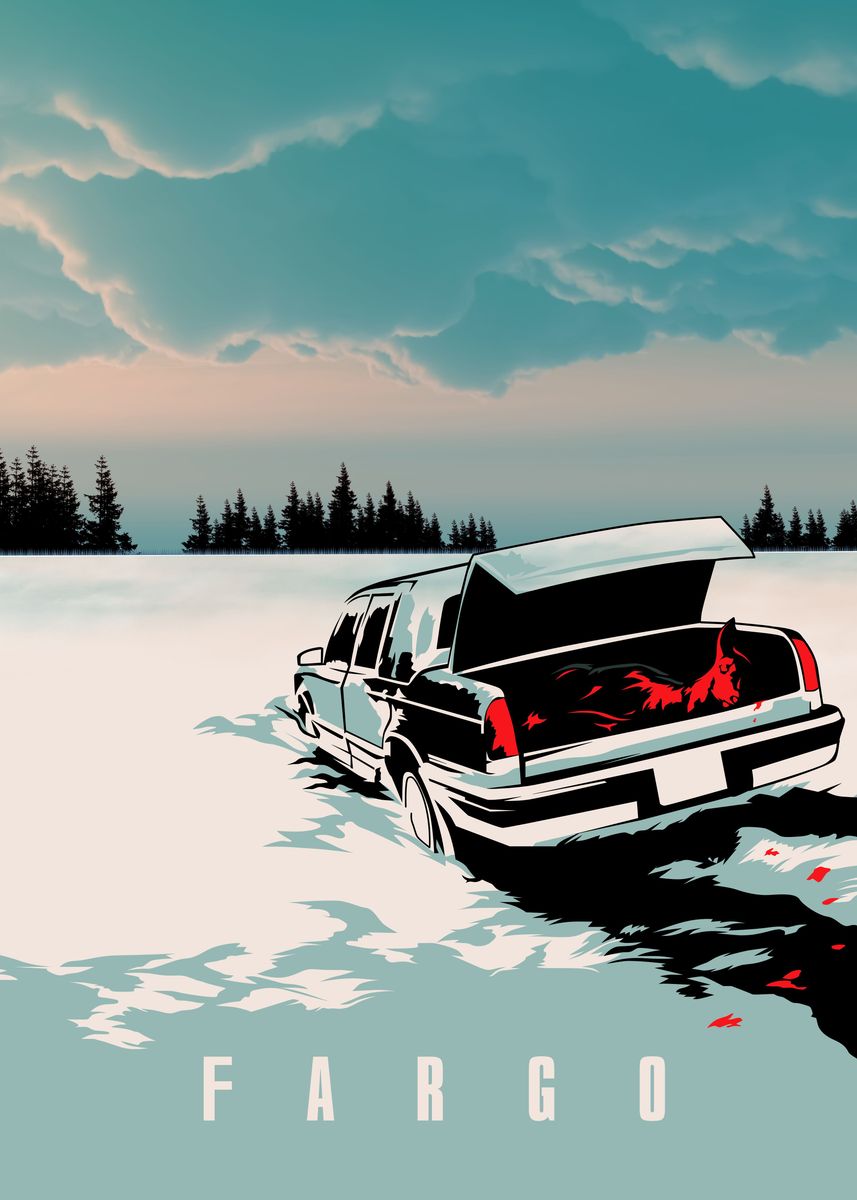 'fargo' Poster, picture, metal print, paint by geeks holic | Displate