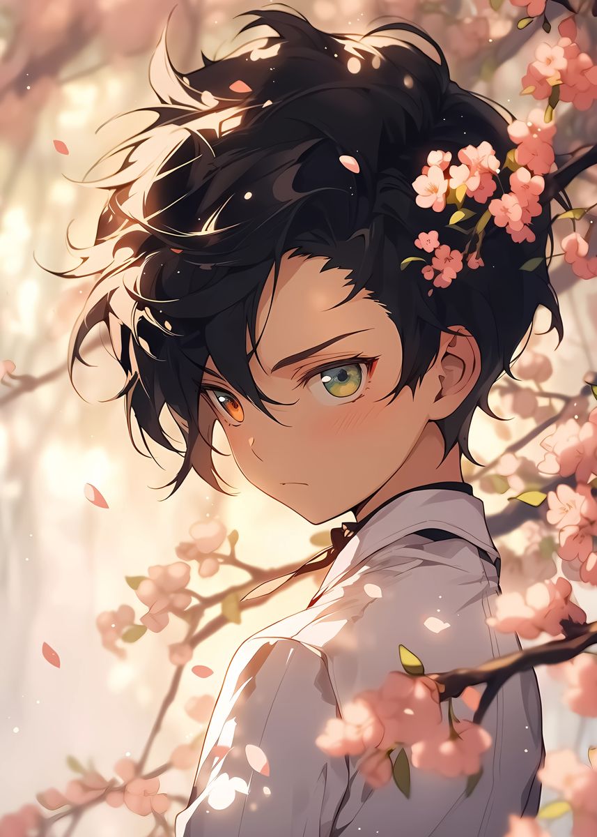 'Ray Neverland Anime' Poster, picture, metal print, paint by Melvina ...