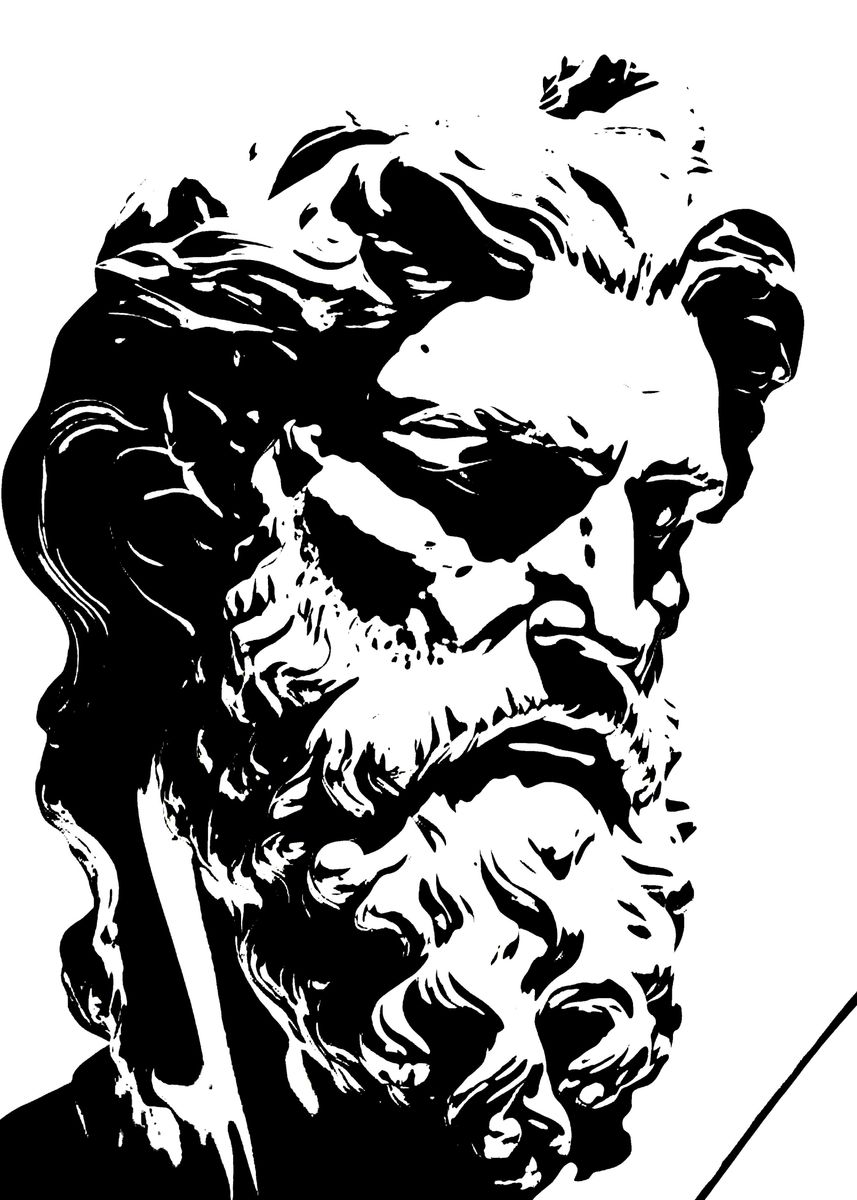 'Statue ' Poster, picture, metal print, paint by STRAIGHT | Displate