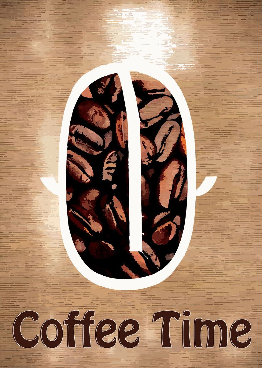 'Coffee Time' Poster, picture, metal print, paint by Fireabend Designs ...