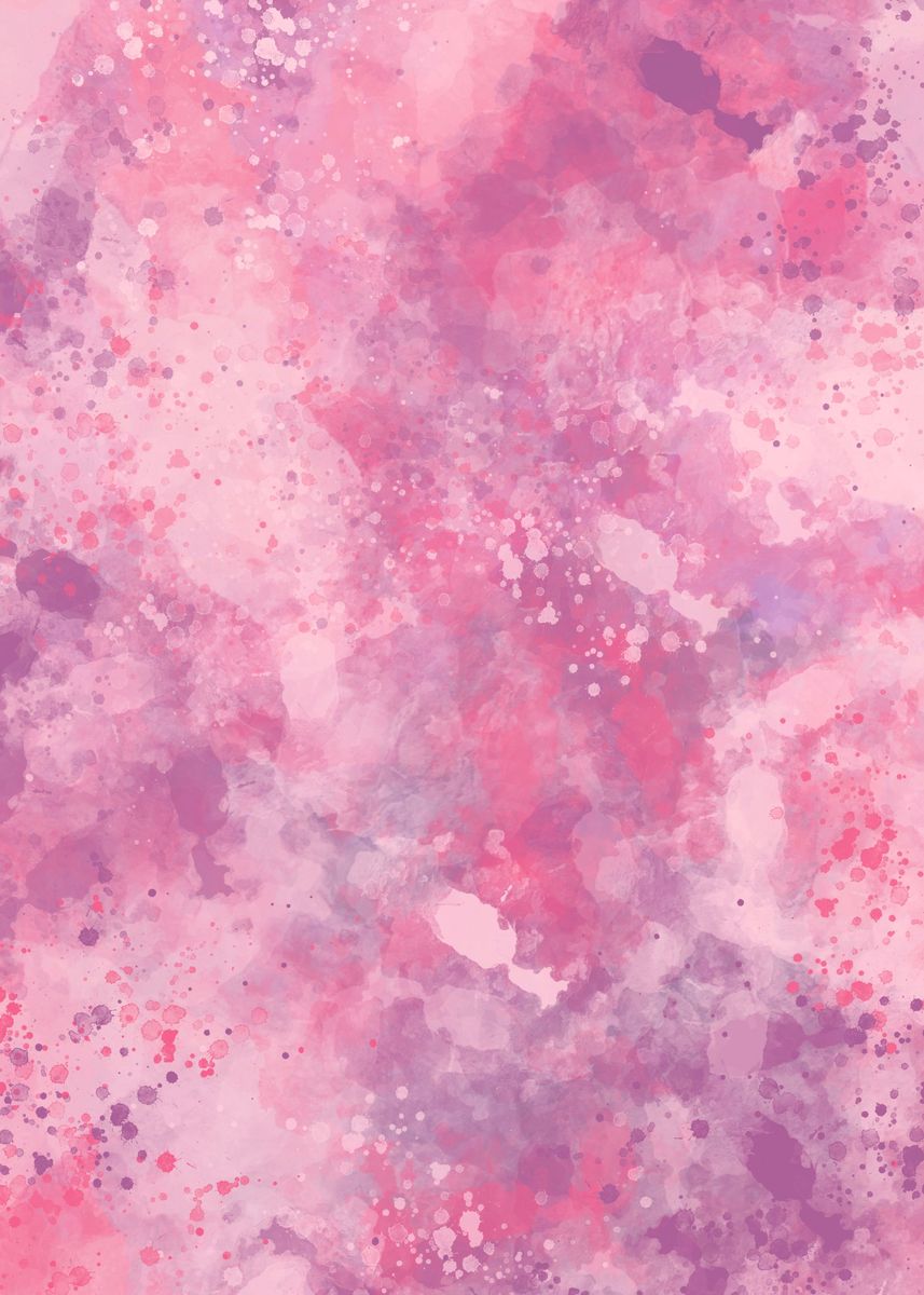 'Pink Candy Dreams' Poster, picture, metal print, paint by ...