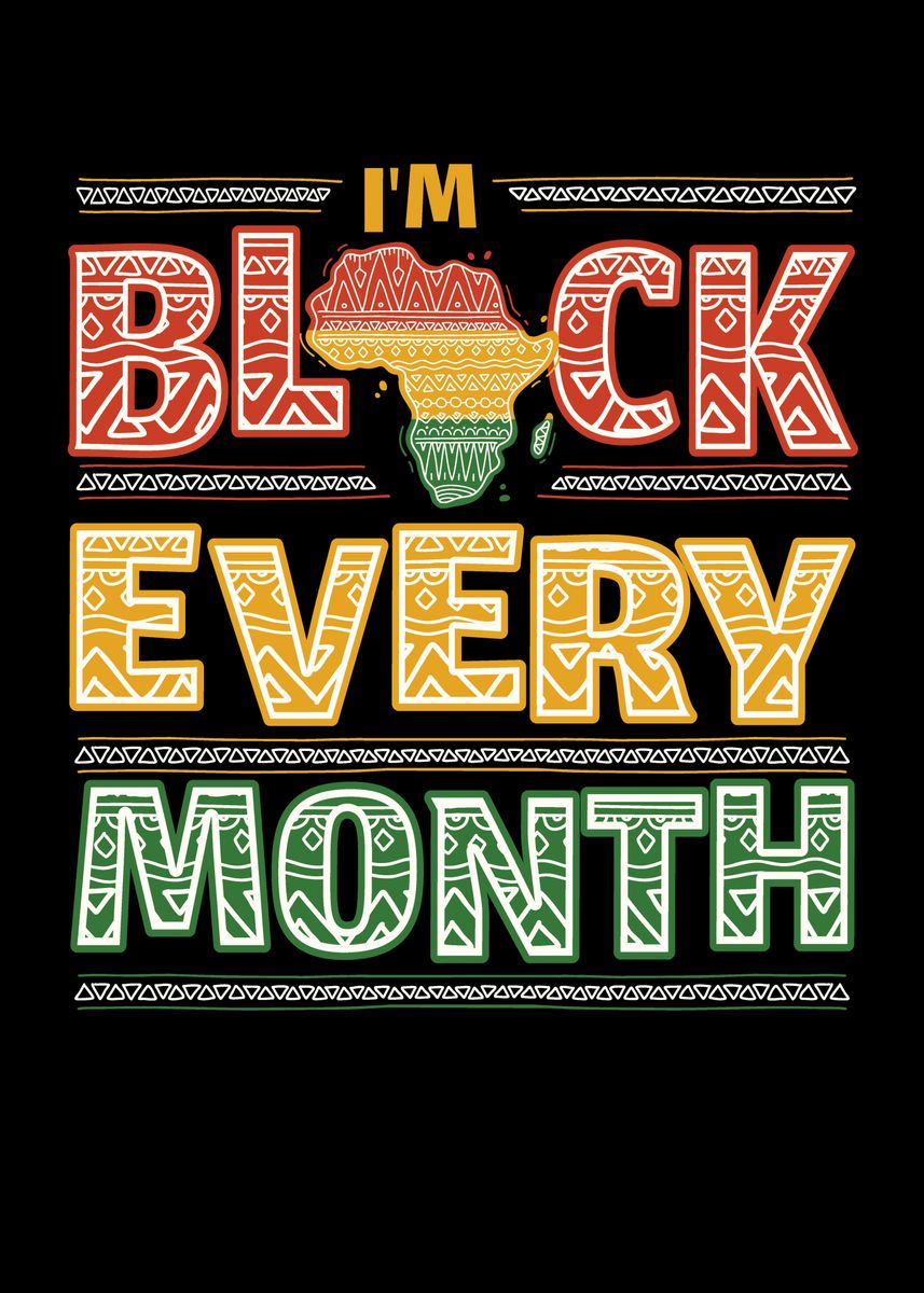 'Black History Africa' Poster, picture, metal print, paint by Sascha ...