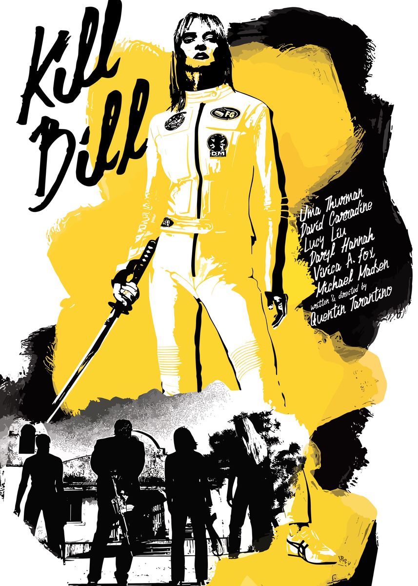 'Kill bill' Poster, picture, metal print, paint by Priscilla Gerlach ...