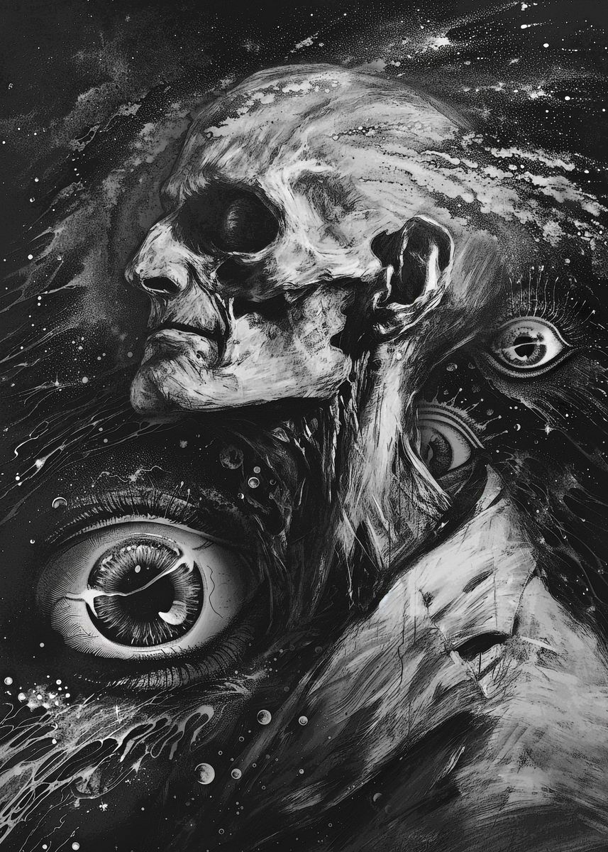 'Eternal Rest Dark fantasy' Poster, picture, metal print, paint by Anass Benktitou | Displate