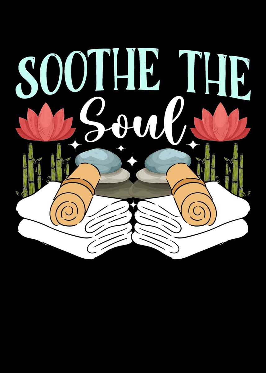 'Soothe The Soul Cleansing' Poster, picture, metal print, paint by ...