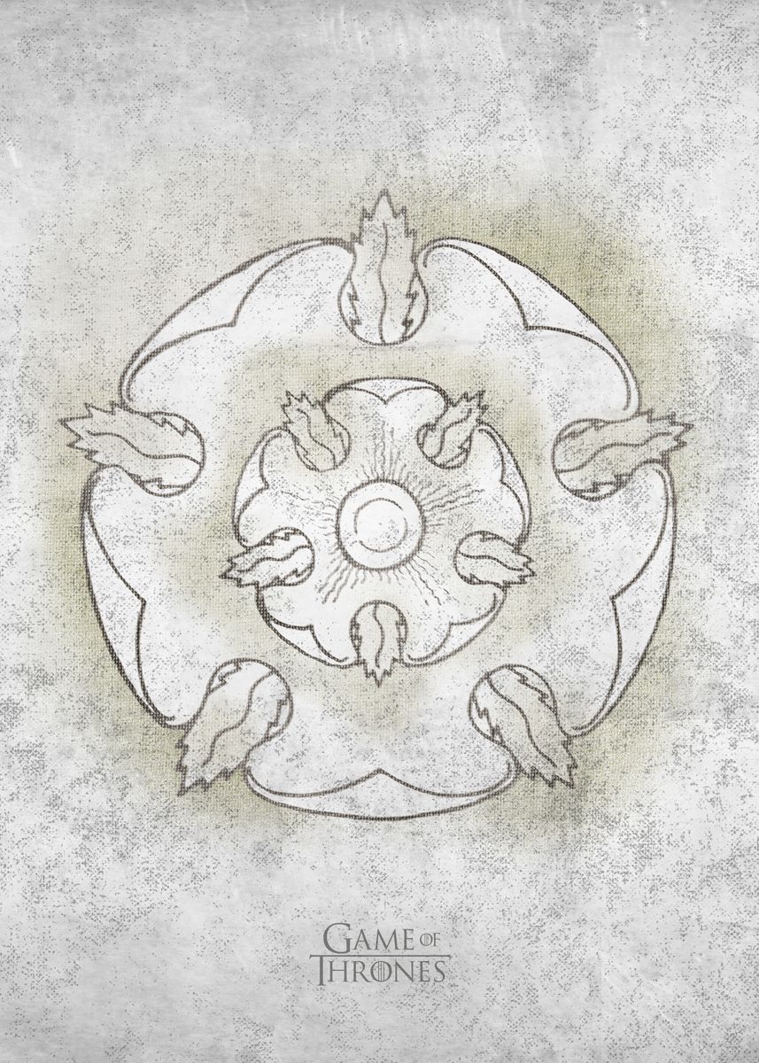 'Tyrell Faded Sigil' Poster, picture, metal print, paint by Game of ...