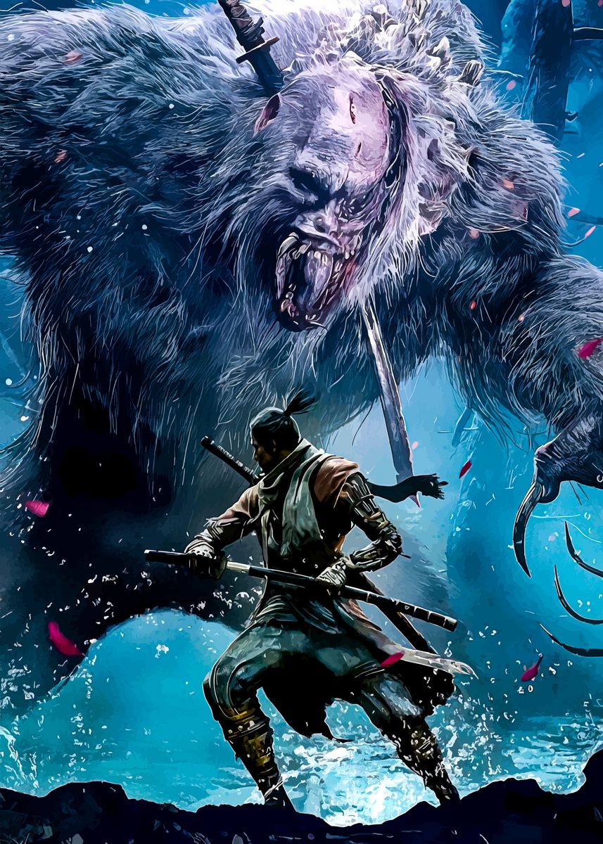 'Sekiro Game' Poster, picture, metal print, paint by achmed cheirien ...