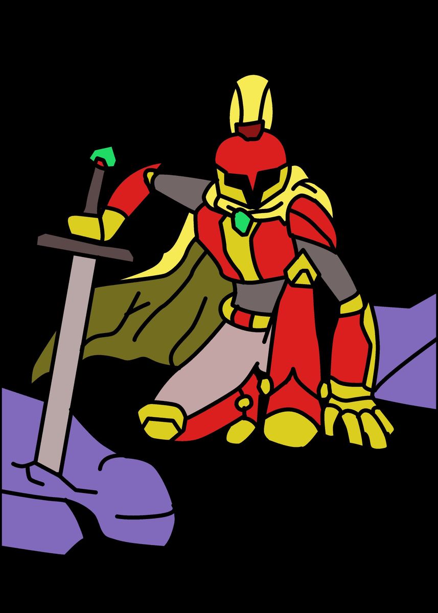 'toy knight' Poster, picture, metal print, paint by Lindorf Temotio ...