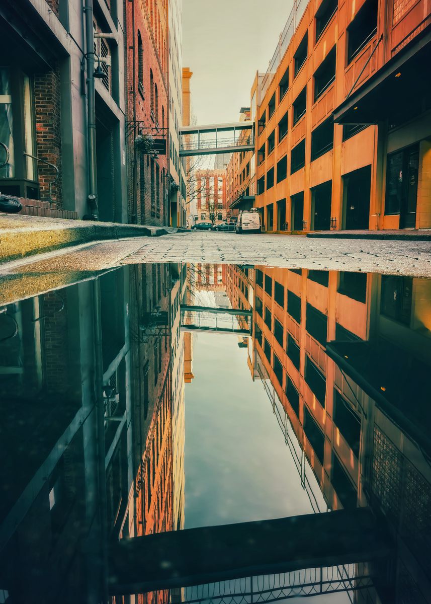 'The Alley' Poster, picture, metal print, paint by Jonathan Nguyen ...