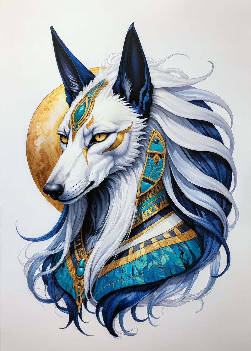 'Brother of Anubis' Poster, picture, metal print, paint by Alex Butler ...